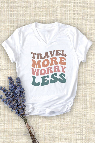Travel More T-shirt – Bourbon and Grits Boutique